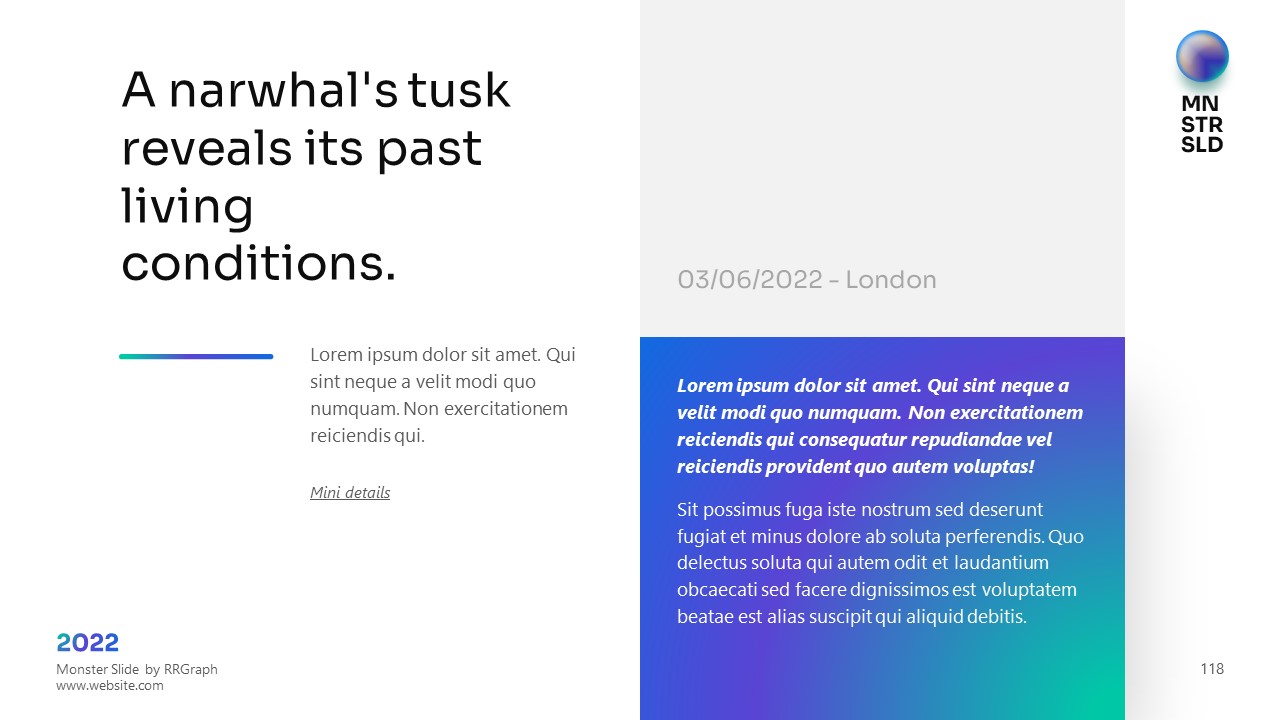 Monster Slides Premium PowerPoint Presentation Template, Presentation ...