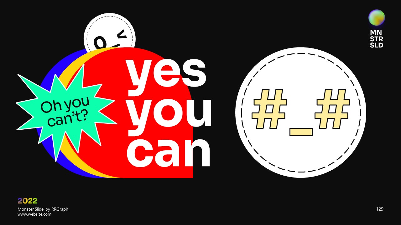 Monster Slides Premium PowerPoint Presentation Template, Presentation ...