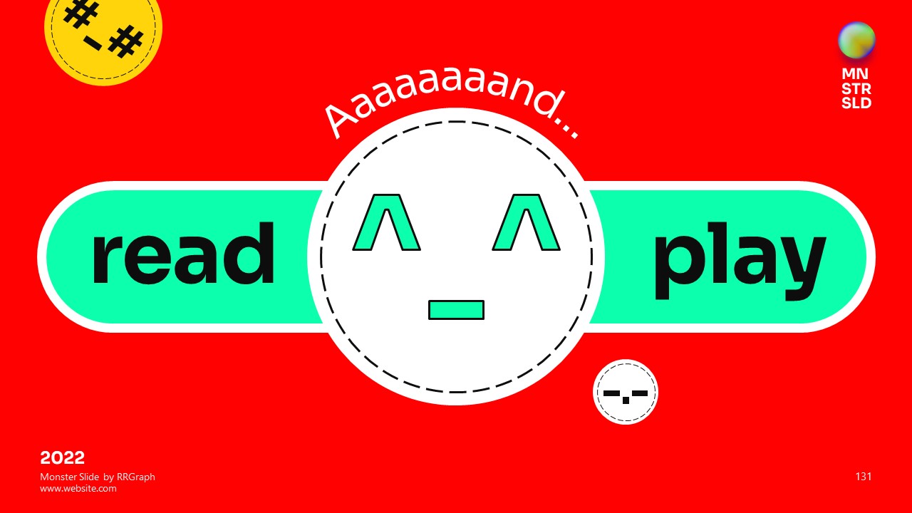 Monster Slides Premium PowerPoint Presentation Template, Presentation ...