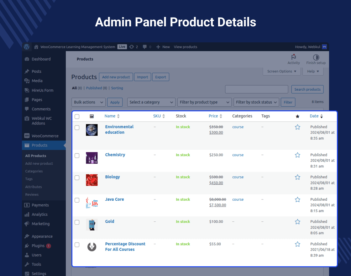 WooCommerce Learning Management System by Webkul | CodeCanyon