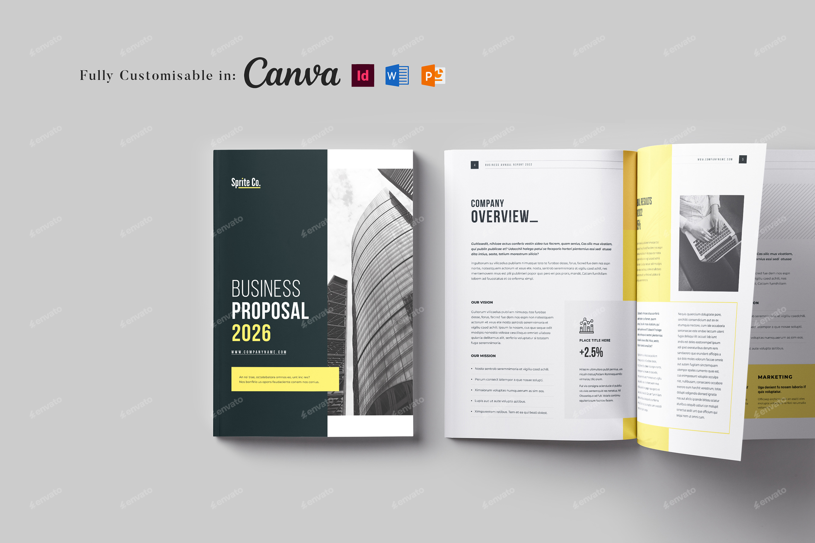 Business Proposal Template, MS Word, Print Templates | GraphicRiver