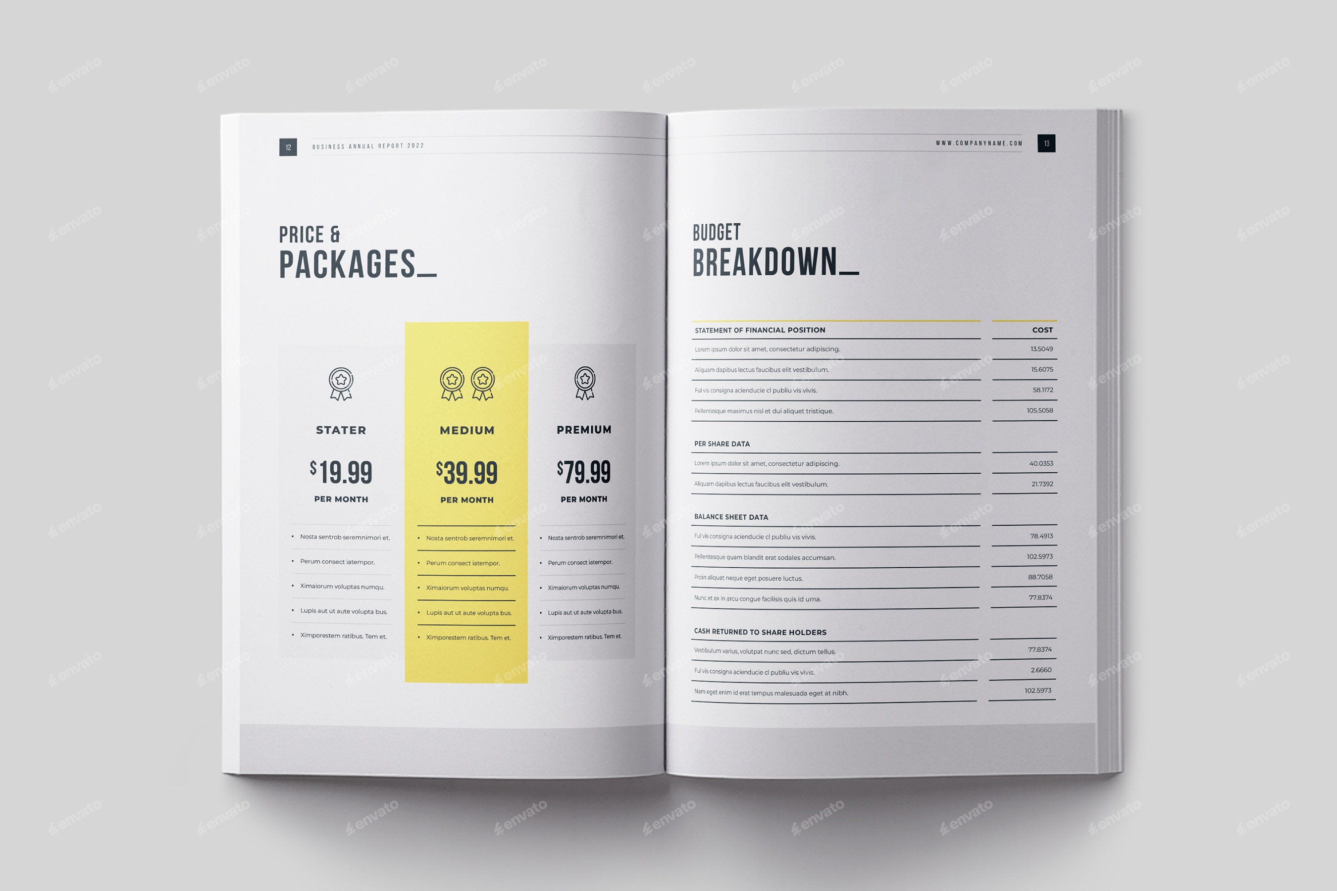 Business Proposal Template, MS Word, Print Templates | GraphicRiver