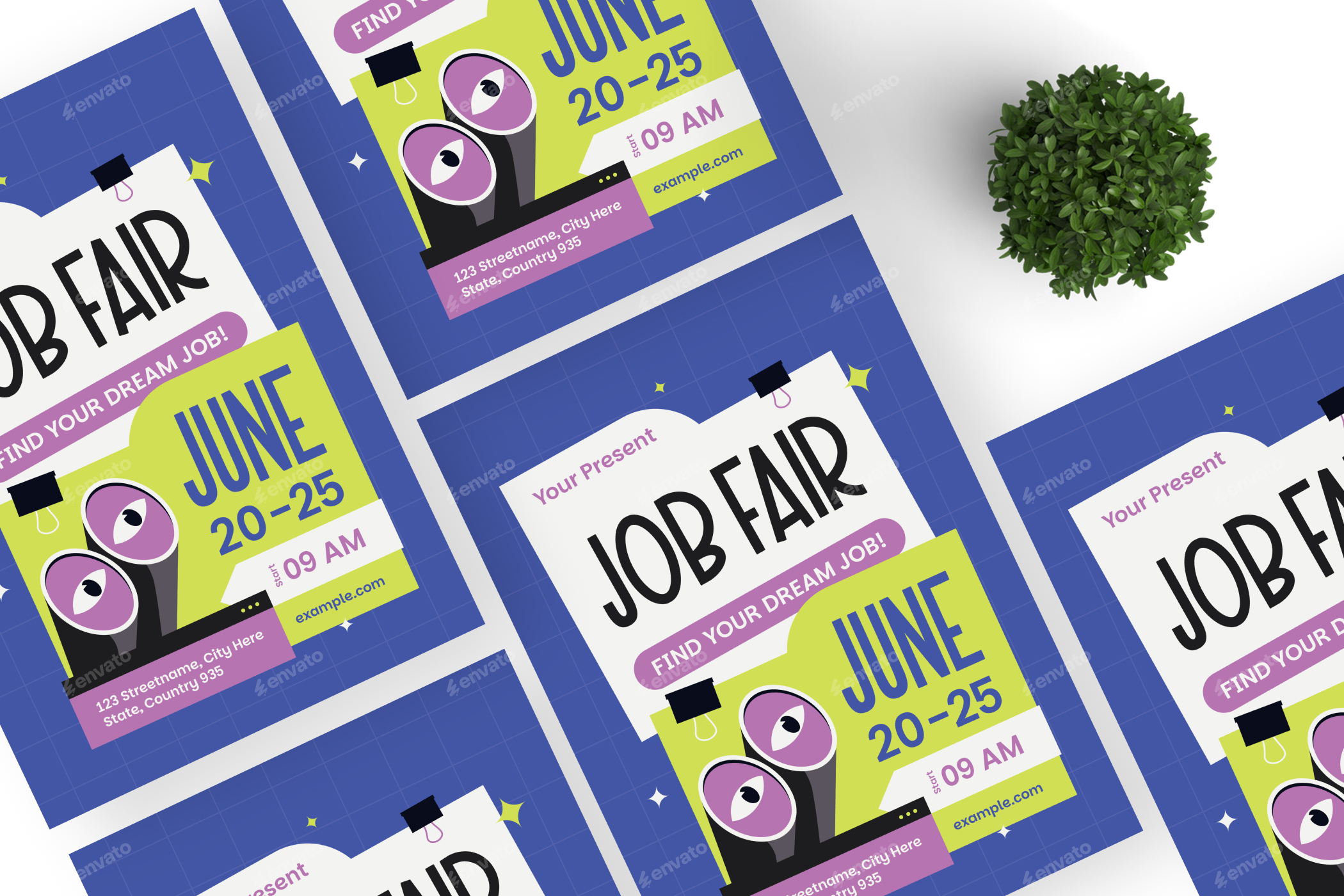 Job Fair - Flyer Set, Print Templates | GraphicRiver