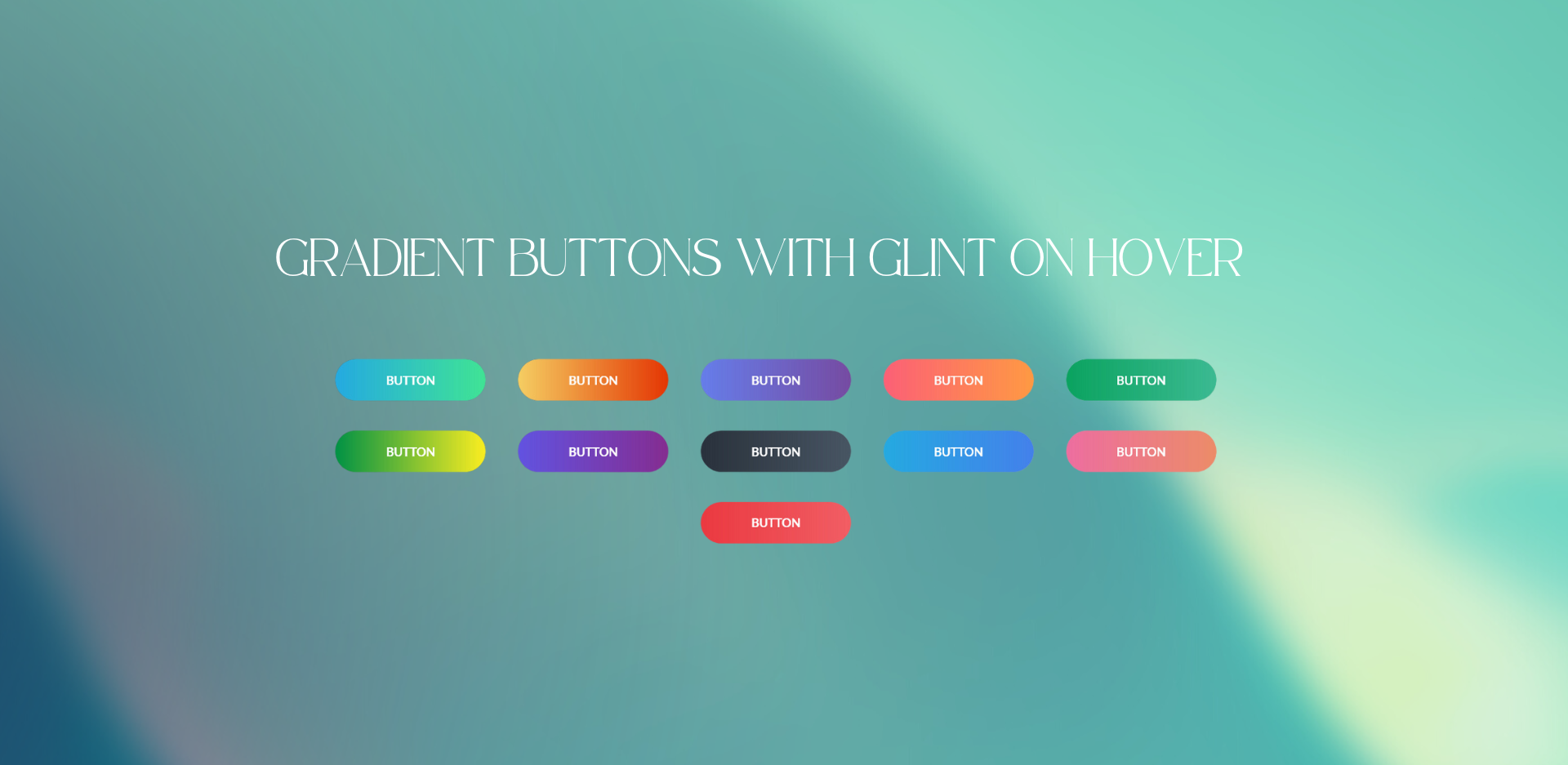 idence | Gradient Buttons With Glint on Hover by Meteros | CodeCanyon
