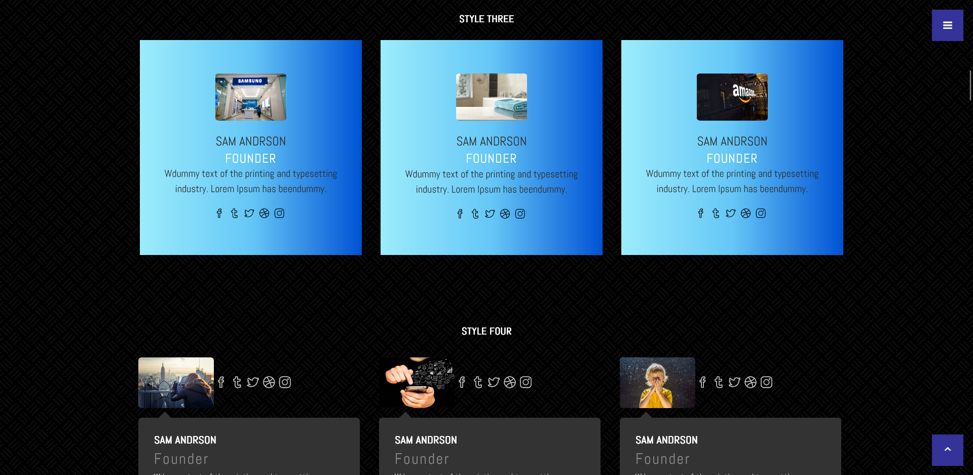 Pantherx - Profile card Grid is a Multipurpose Profile by Meteros ...