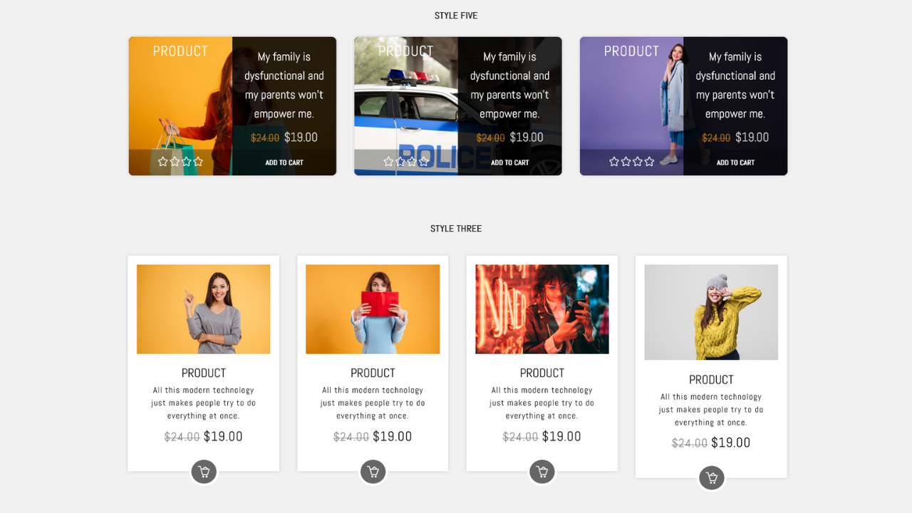 Farsante Multipurpose Product Showcase HTML Widget by Meteros | CodeCanyon