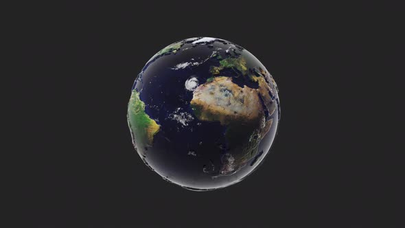 Realistic 3D Globe Turntable, Motion Graphics | VideoHive