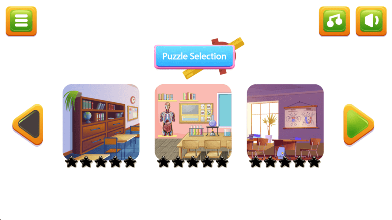 Spot the Difference - The School Mystery - HTML5 Game - Construct 3 by vinkid