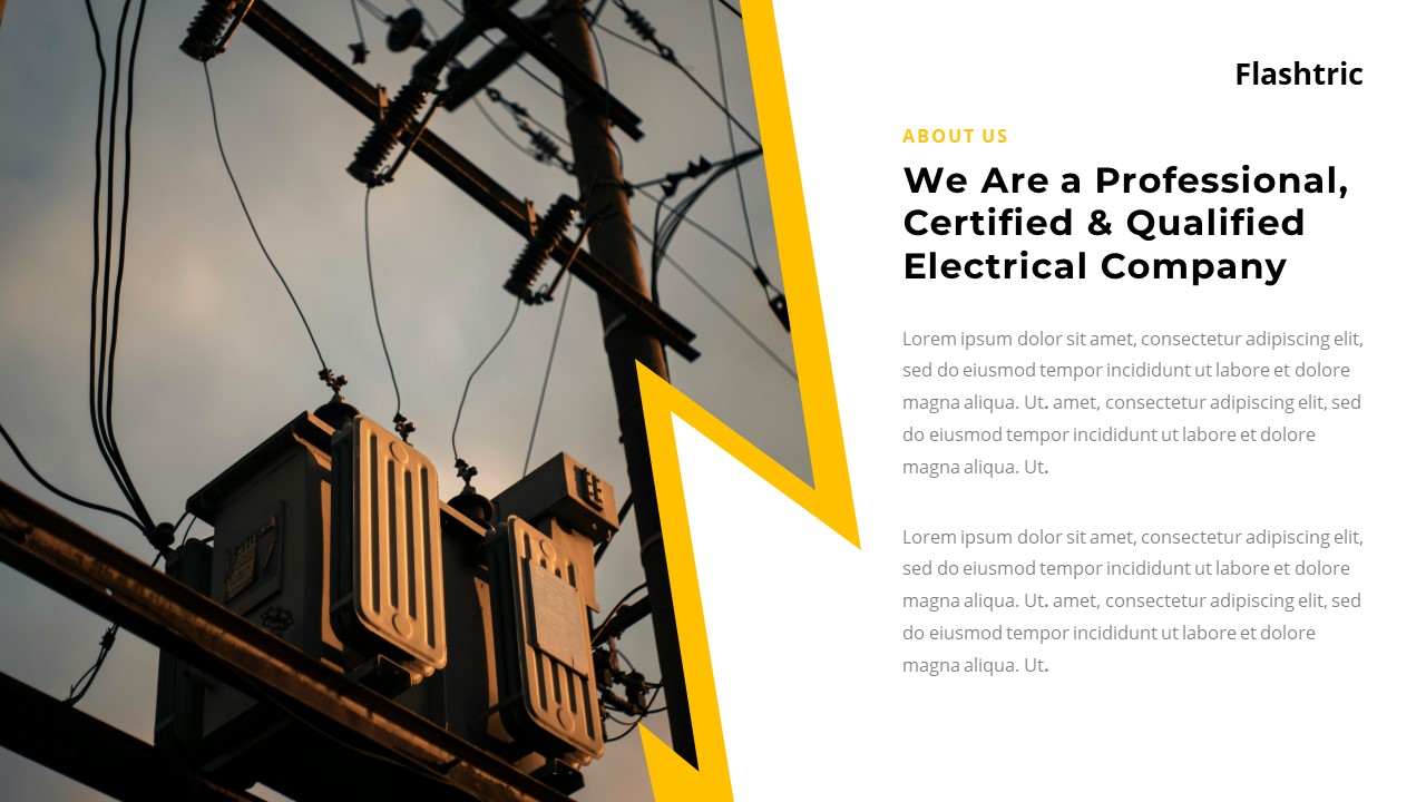 Flashtric- Electrical Services Company Google Slide Presentation ...