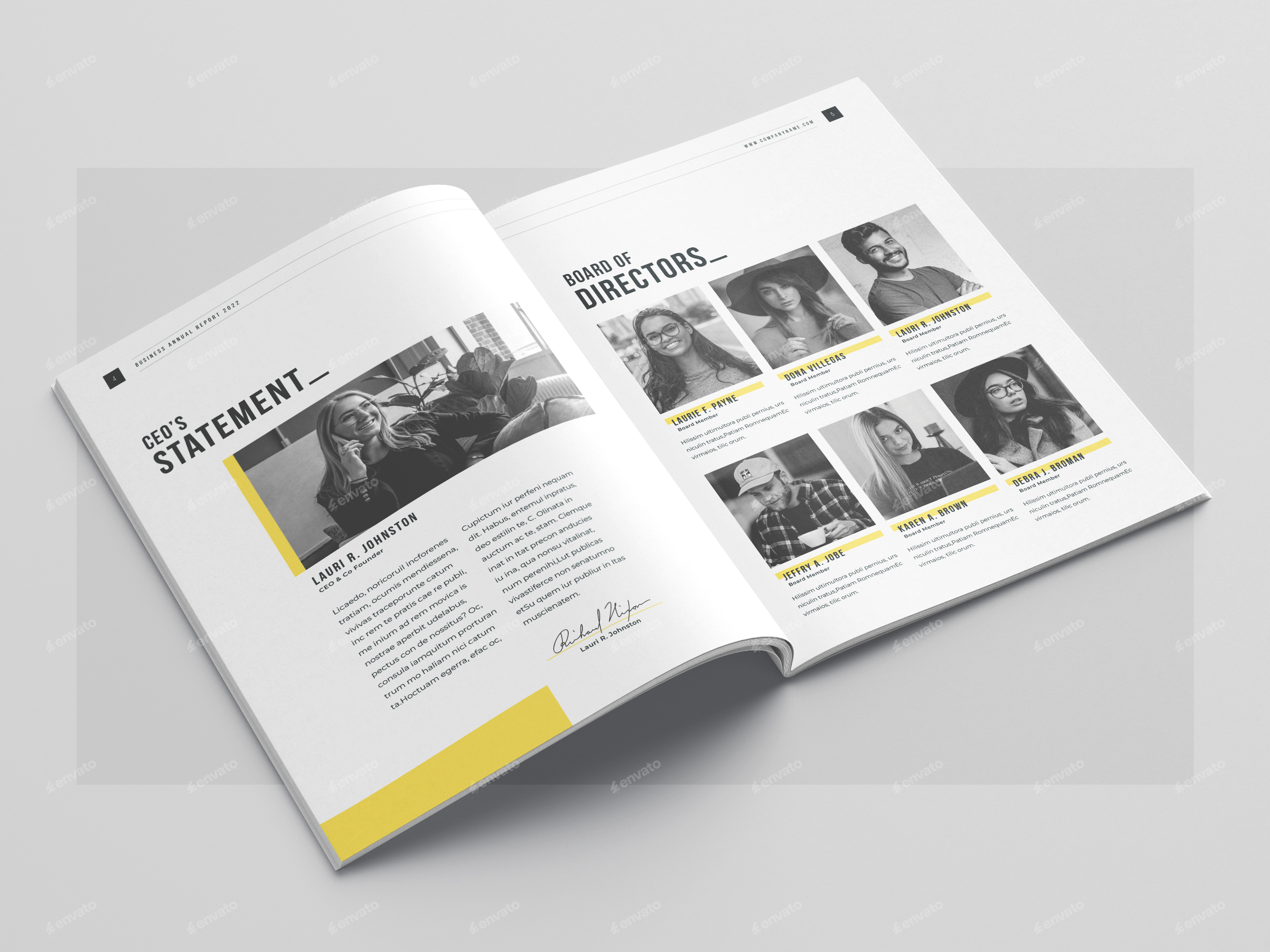 Annual Report Template | MS Word, Print Templates | GraphicRiver