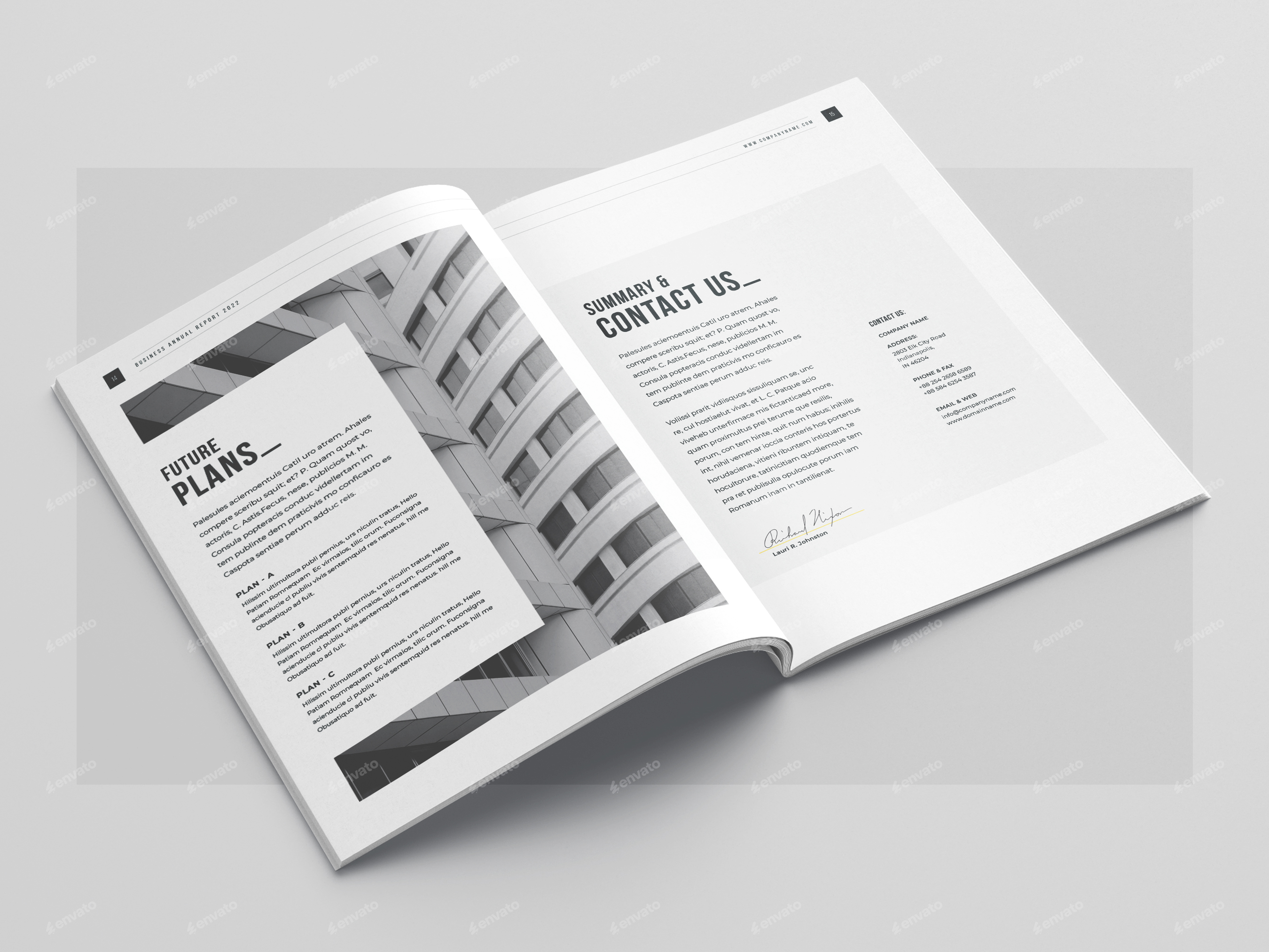 Annual Report Template | MS Word, Print Templates | GraphicRiver
