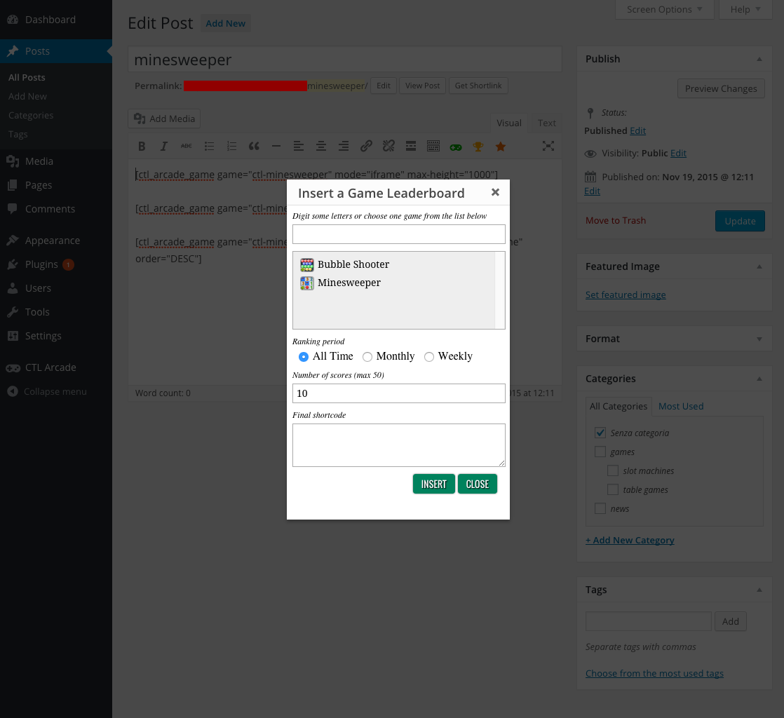 CTL Arcade - Wordpress Plugin by codethislab | CodeCanyon