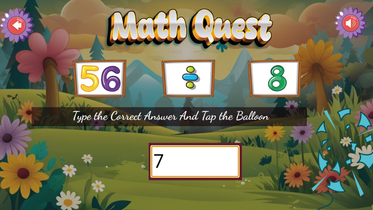 Math Quest for Kids - Educational Game - HTML5, Construct 3 by edumindgames