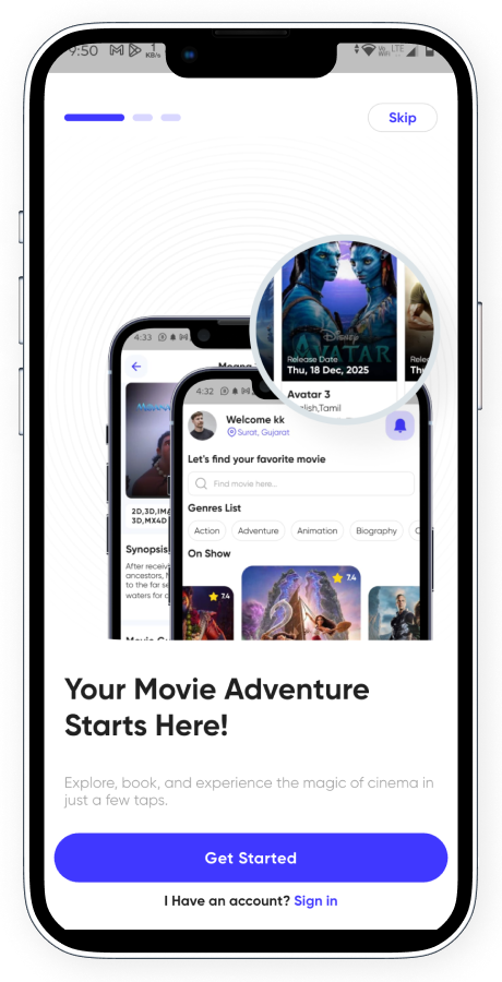 BookMyMovie - Online Movie Ticket Booking - Cinema Ticket Reservation BookMyShow Clone Full ...