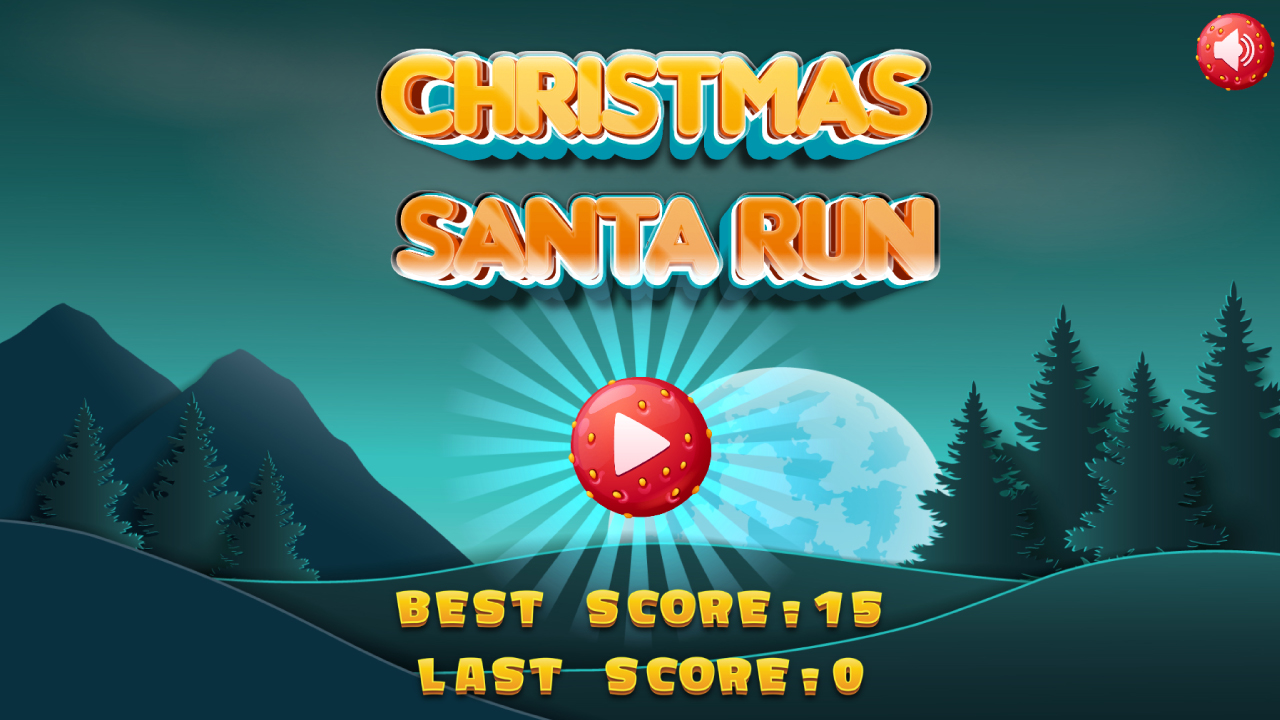 Christmas Santa Run Game - Christmas Game - Endless Runner Game - HTML5 ...