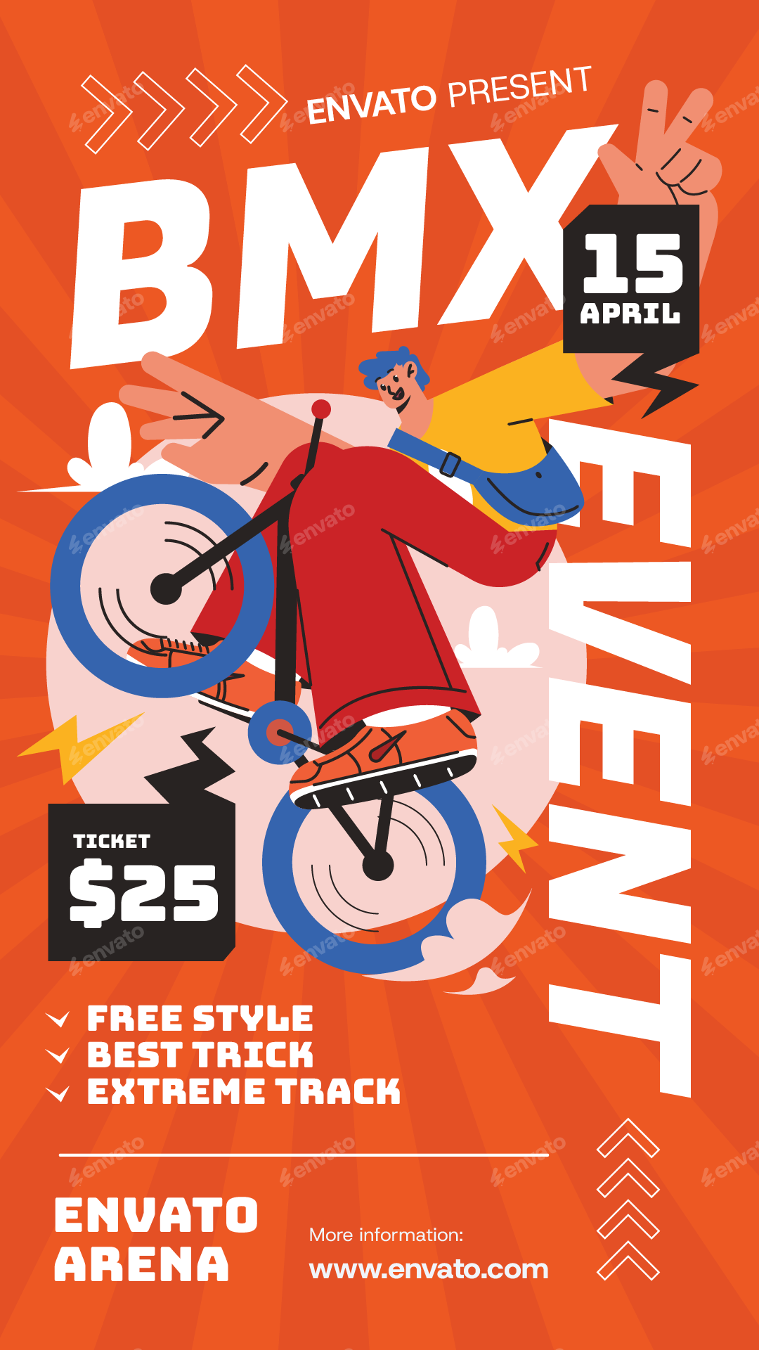 Bmx Event Flyer All Vector Image Included, Print Templates | GraphicRiver
