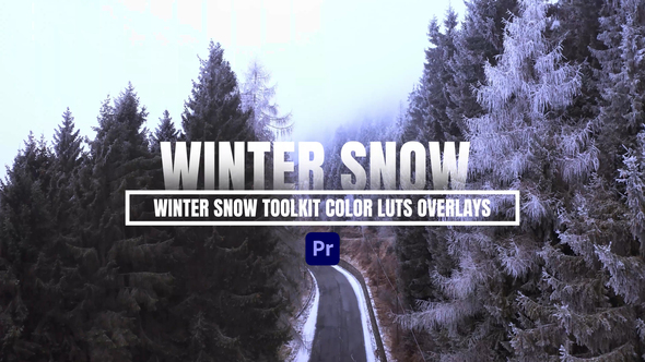 Winter Snow Toolkit Color Luts Overlays For Premiere Pro, Premiere Pro ...