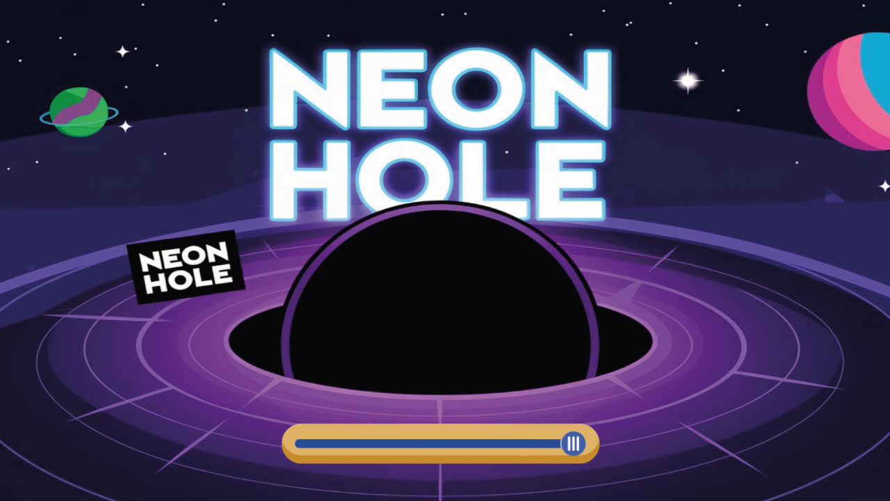 Neon Hole - Puzzle Platformer Game - HTML5, Construct 3 by edumindgames