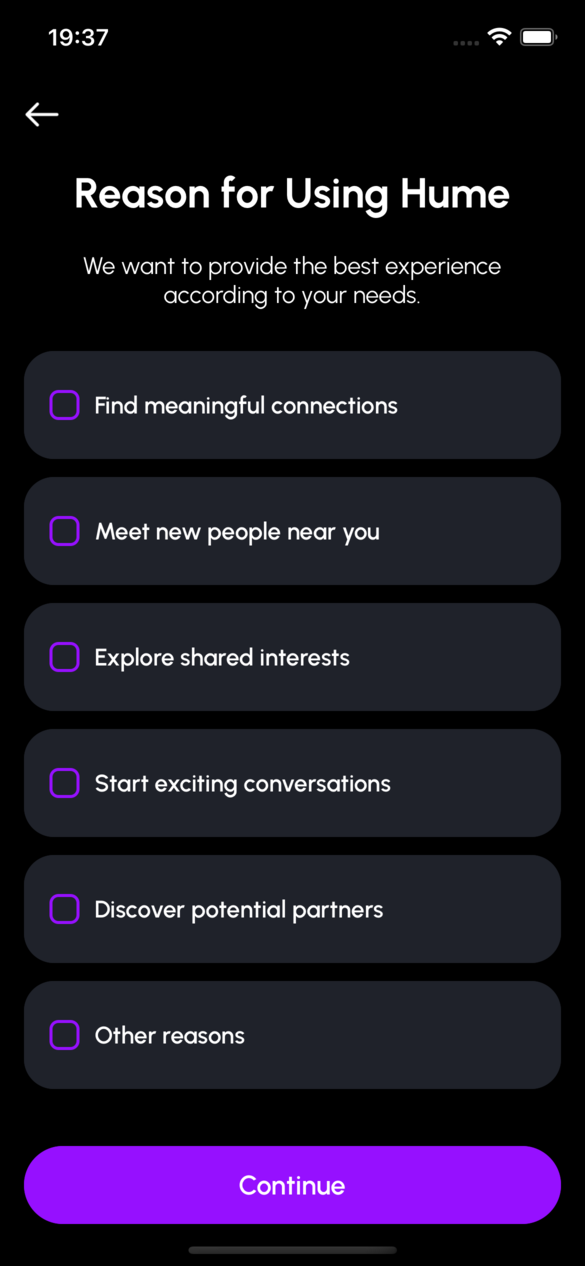 Hume Pro - Dating React Native CLI App Ui Kit by lalaWeb | CodeCanyon