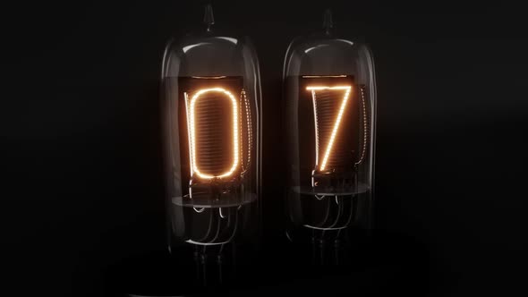 Nixie Tube Counter, Motion Graphics | VideoHive