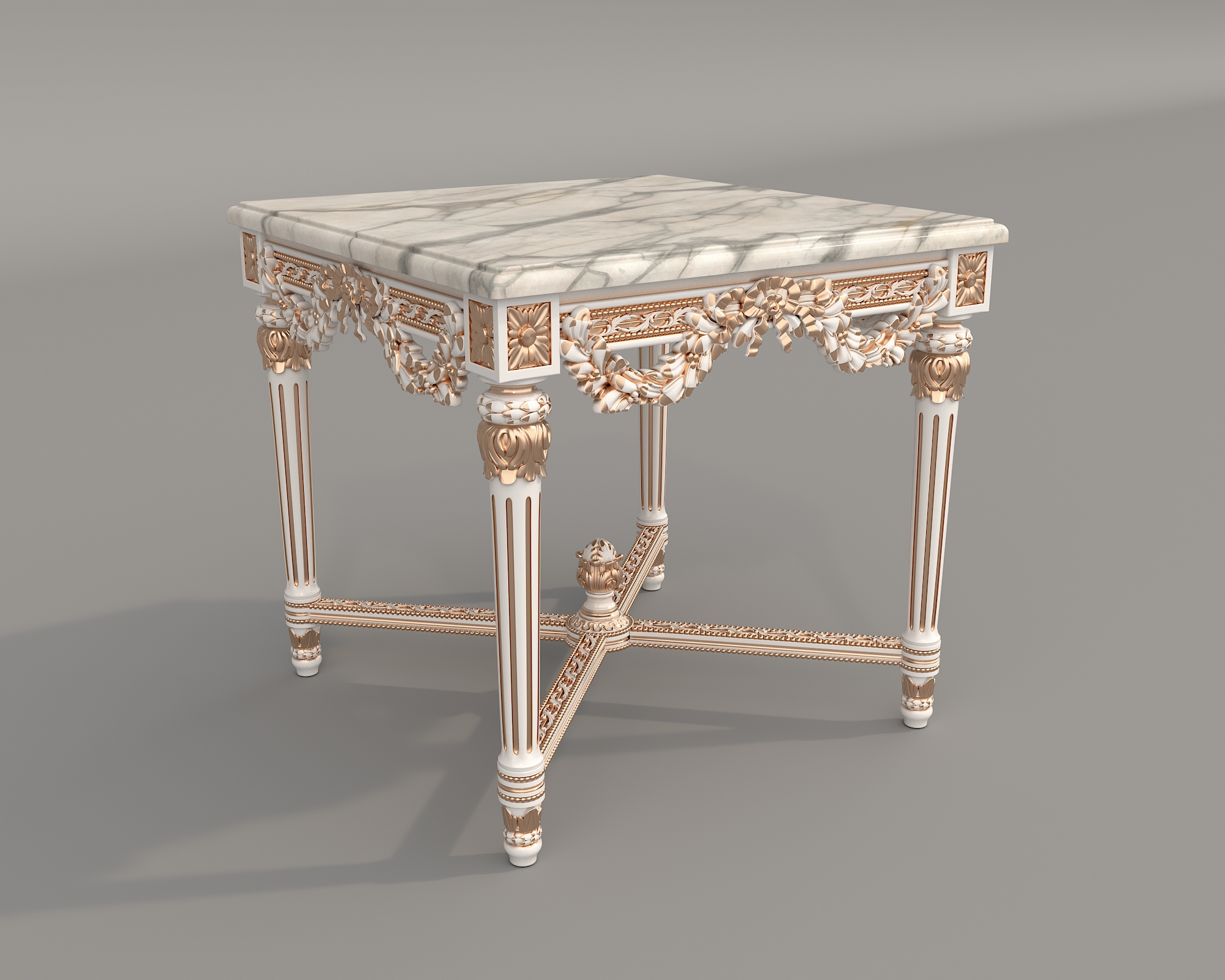 Classic European Style Coffee Table and Armchair 26 by nhattuankts