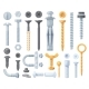Wall Fasteners, Vectors | GraphicRiver