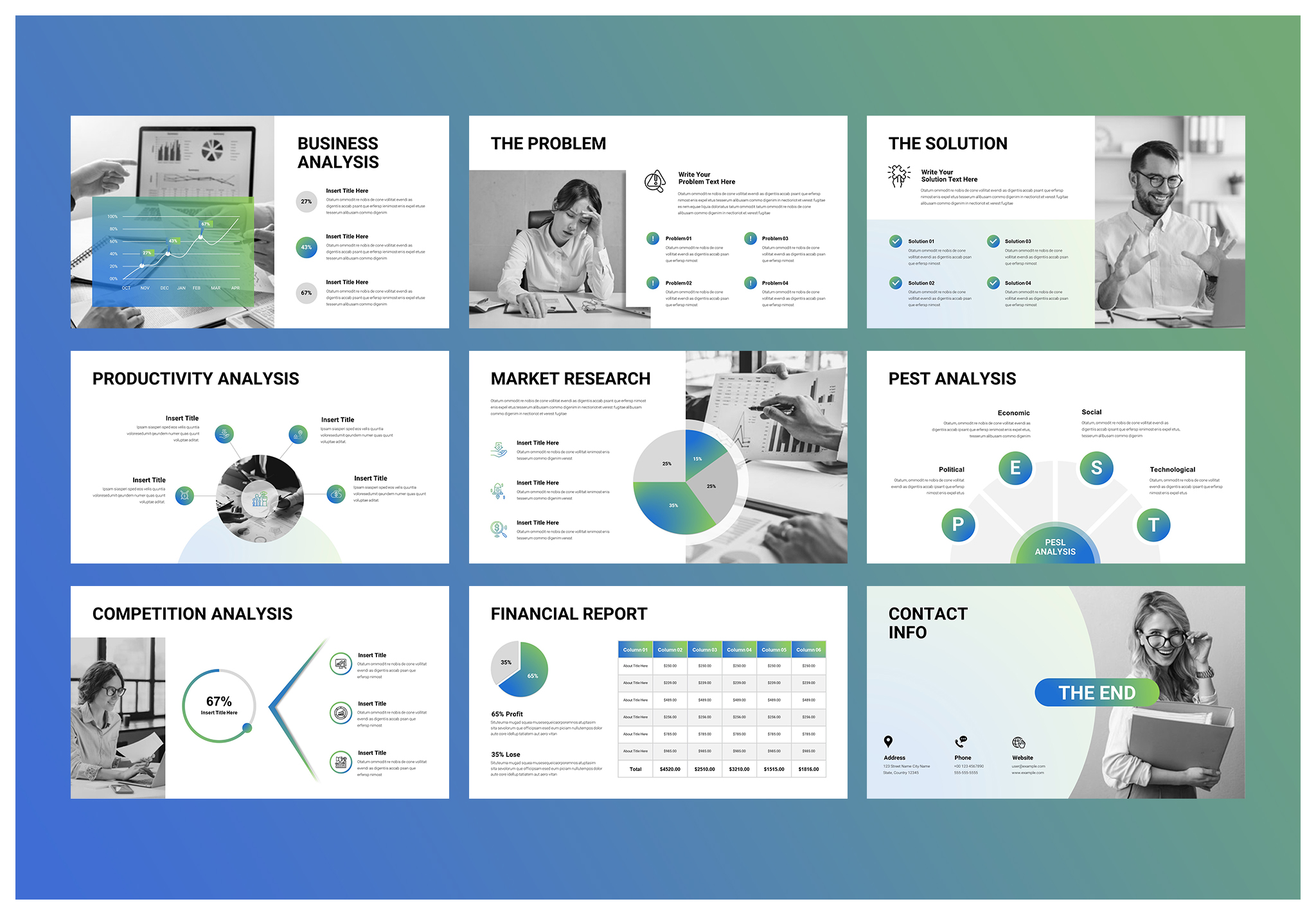 Business Presentation Powerpoint Template, Presentation Templates ...