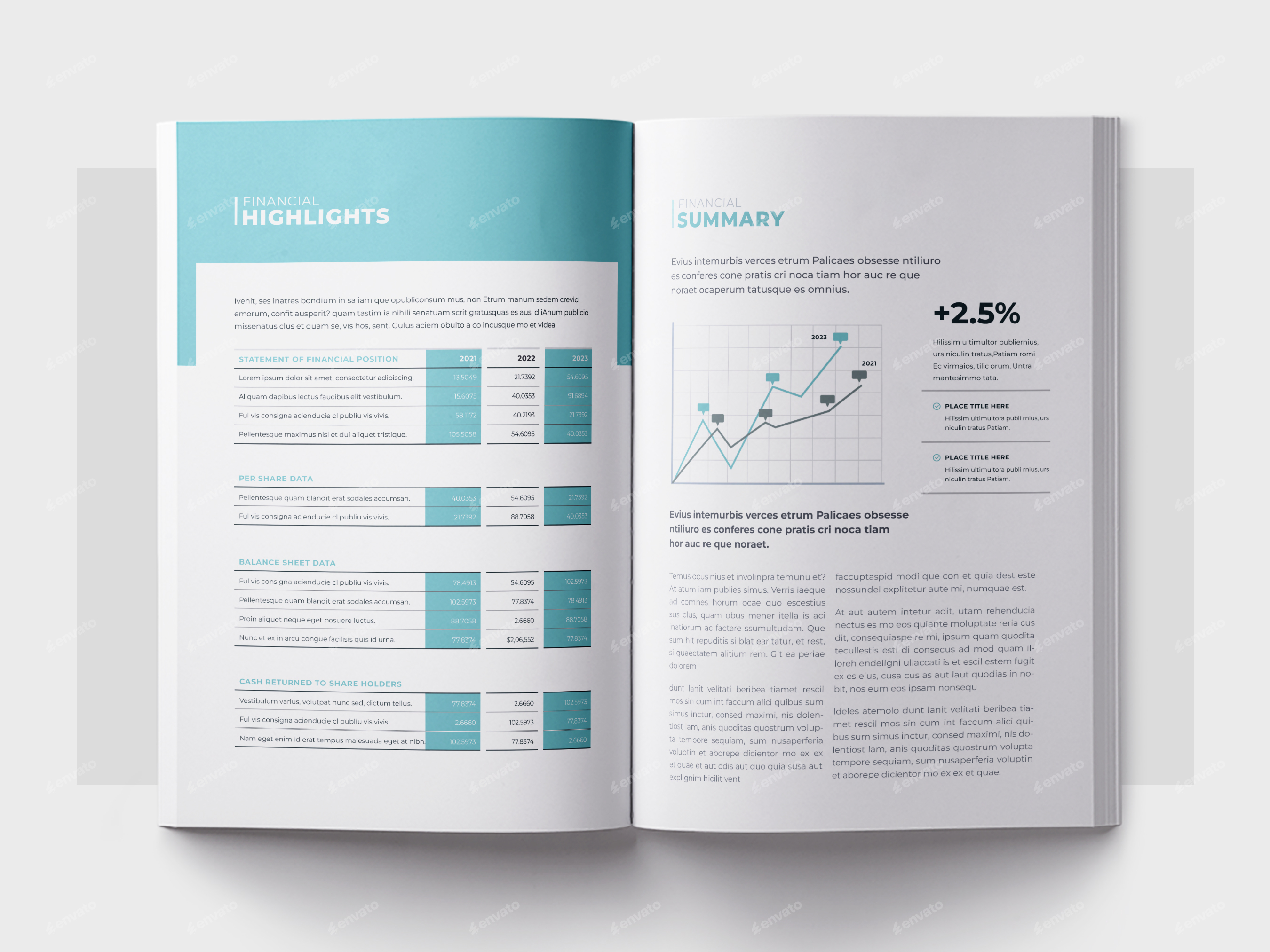 Annual Report Template | MS Word, Print Templates | GraphicRiver