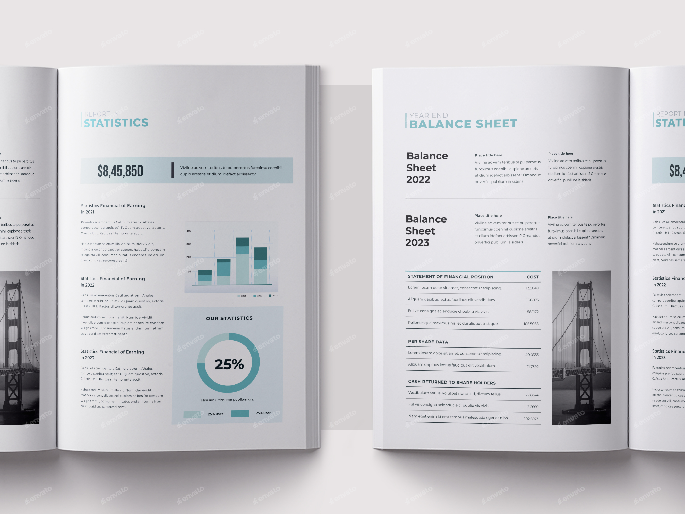 Annual Report Template | MS Word, Print Templates | GraphicRiver