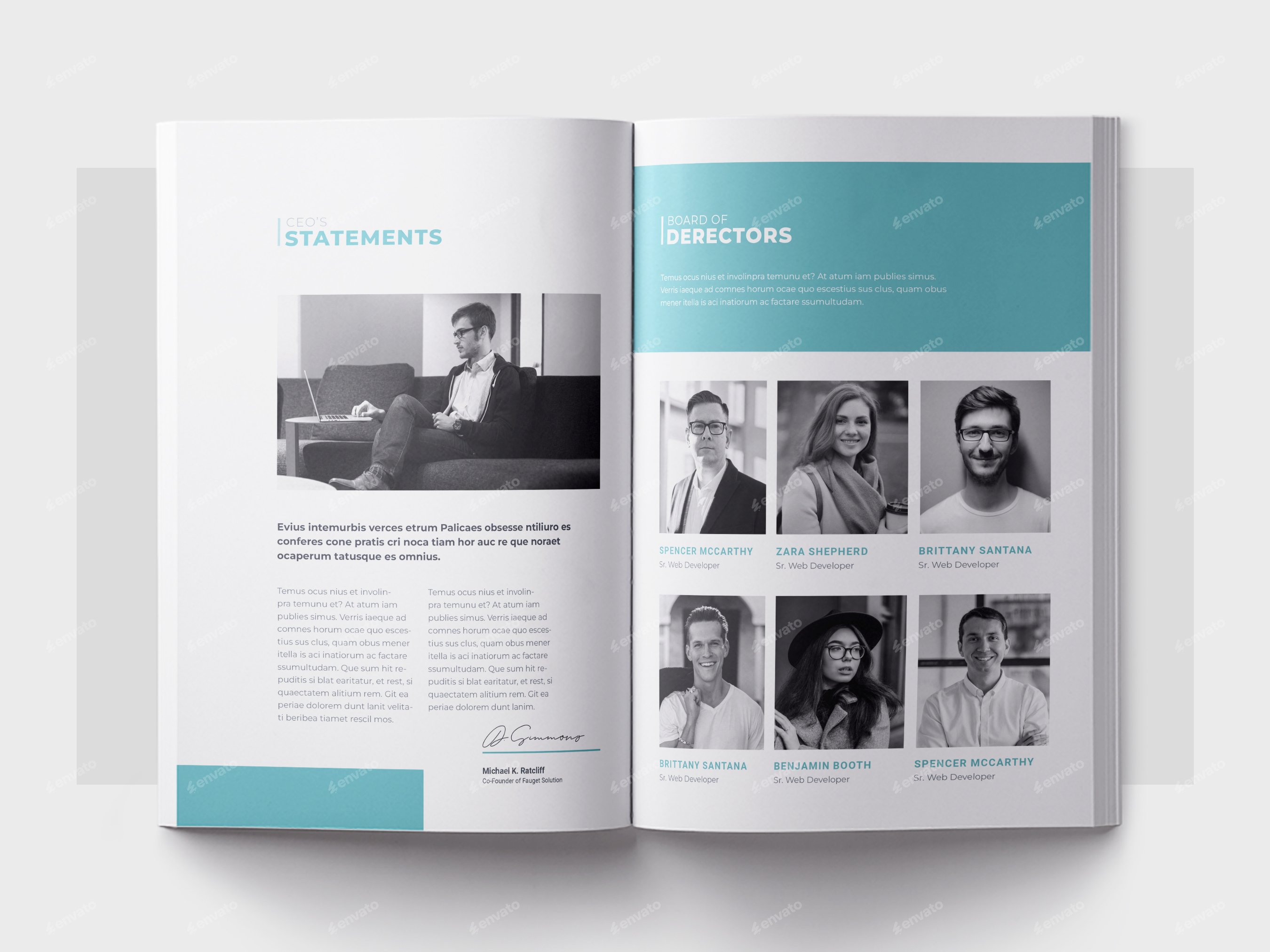 Annual Report Template | MS Word, Print Templates | GraphicRiver