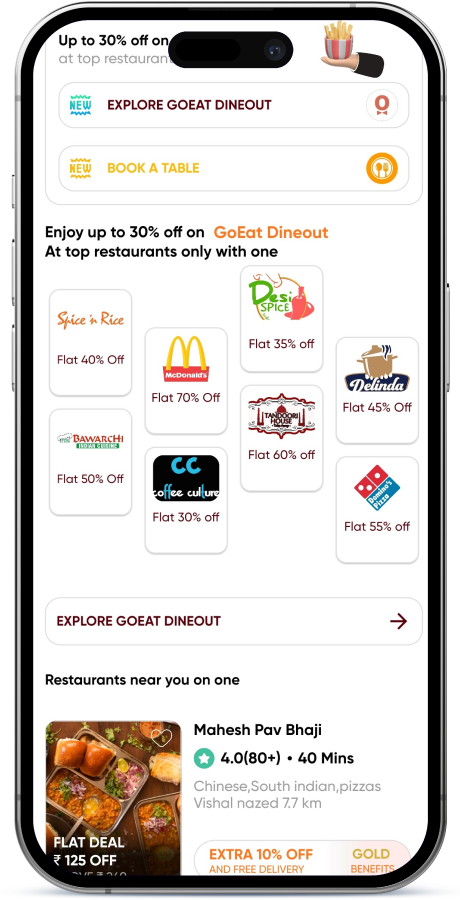 GoEat Dineout - Restaurant Table Booking App | Food Ordering Restaurant ...