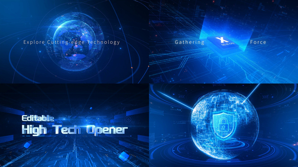 Tech Opener-v, After Effects Project Files | VideoHive