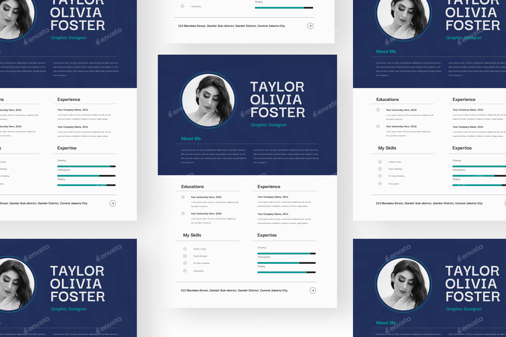 Blue Flow - Resume, Print Templates | GraphicRiver