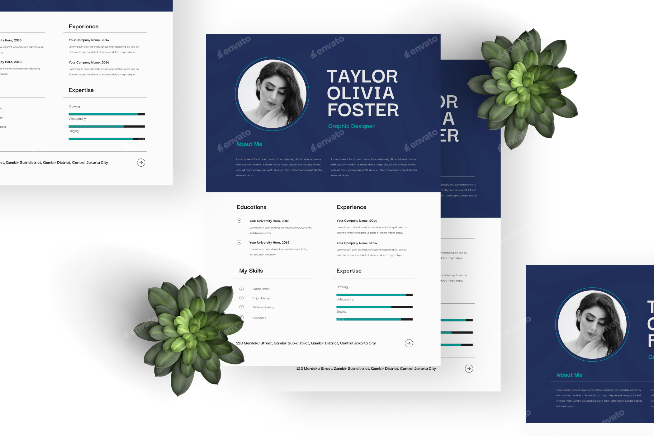 Blue Flow - Resume, Print Templates | GraphicRiver