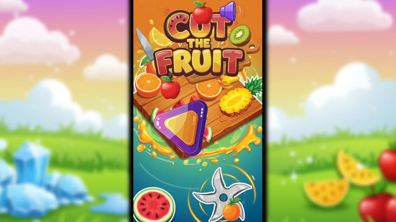 Cut The Fruit - Construct 3 Game (HTML5, AdMob, C3P) by freegameassets2d_com