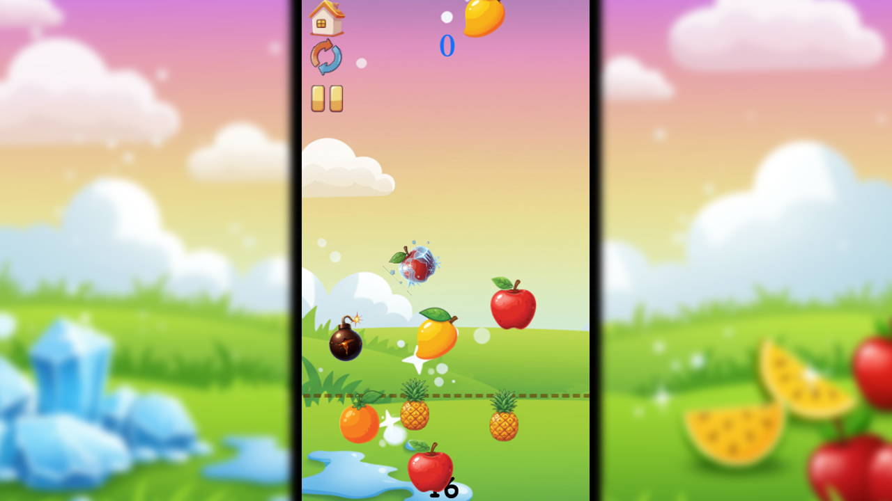 Cut The Fruit - Construct 3 Game (HTML5, AdMob, C3P) by freegameassets2d_com