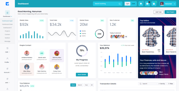Worldnic - Django Admin Dashboard Bootstrap Template by dexignlabs