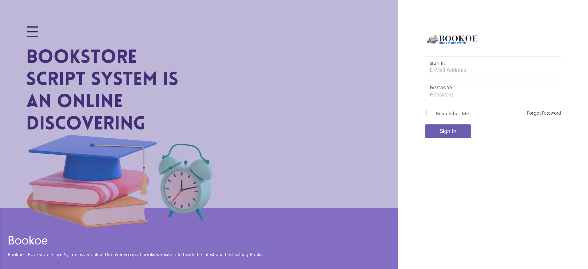 Bookoe - BookStore Script System with website by Meteros | CodeCanyon