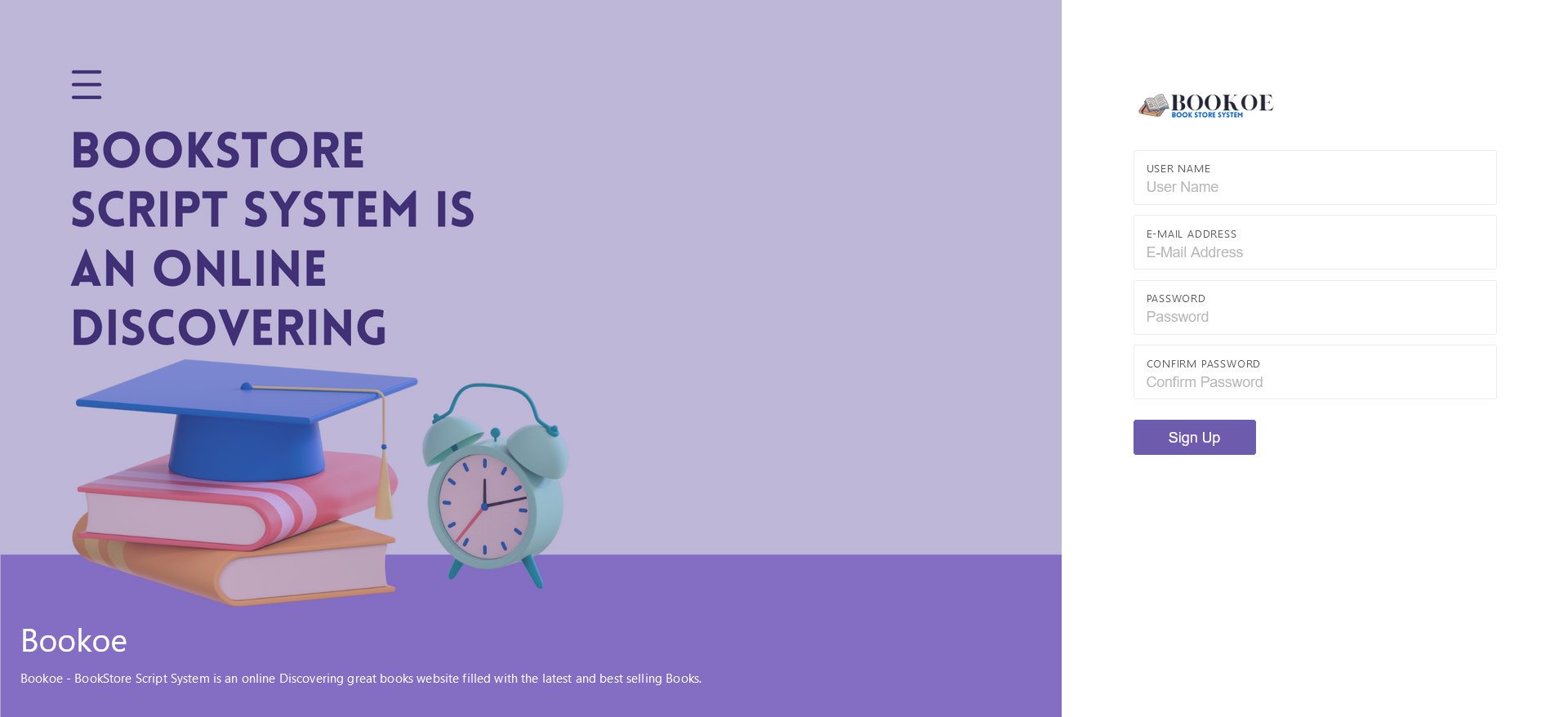 Bookoe - BookStore Script System with website by Meteros | CodeCanyon