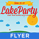 Lake Party - Vintage/Retro Poster, Print Templates | GraphicRiver