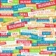 Seamless Pattern Composed of Words , Vectors | GraphicRiver