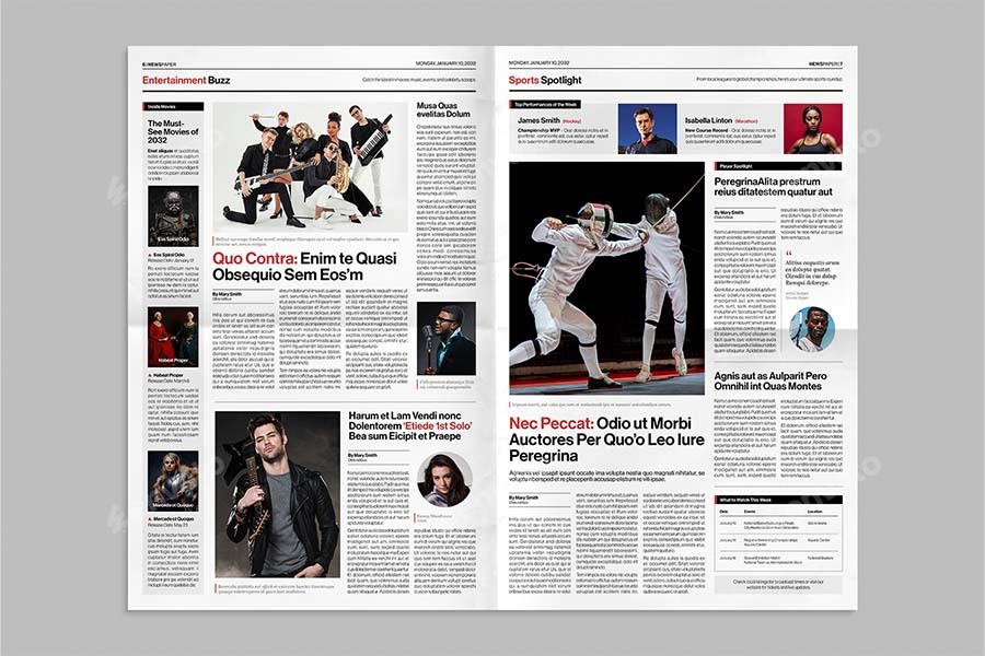 Newspaper, Print Templates | GraphicRiver