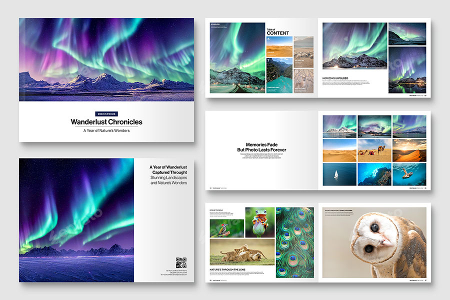 Photo Book Layout, Print Templates | GraphicRiver