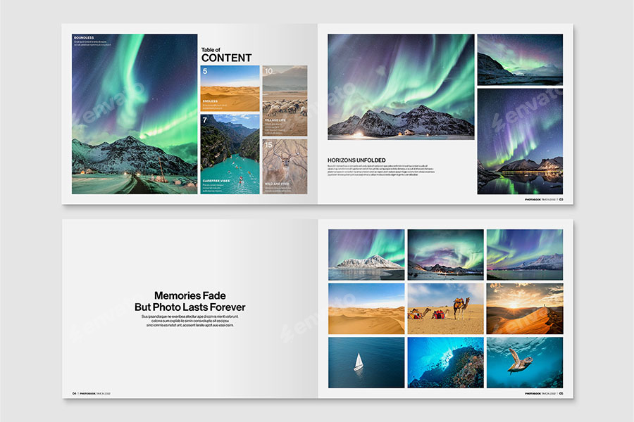 Photo Book Layout, Print Templates | GraphicRiver