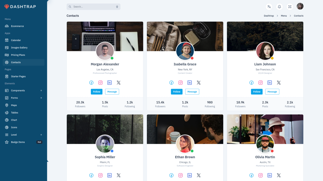 Dashtrap - Django & TailwindCSS Admin & Dashboard Template by MyraStudio