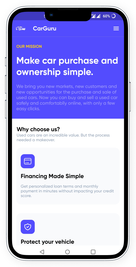 CarGuru - Car Buy & Car Rent App | Auto Dealer | Car Rental Booking ...