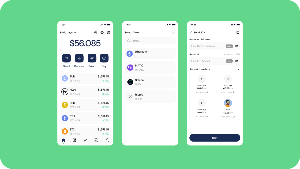 Crypto Wallet Multichain App Flutter By Blockyfy Codecanyon