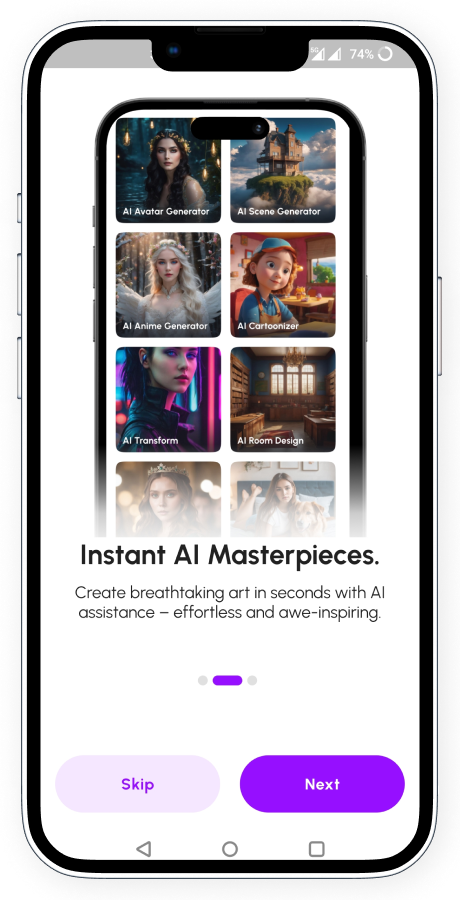 Artify - AI Image Generator App | AI Art Image Generator | Art Styles | AI Art Prompts | Flutter ...