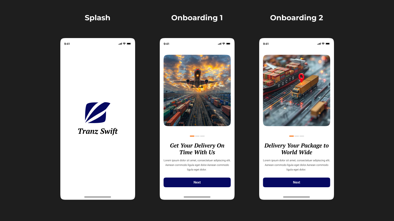 Tranz Swift | Logistics Mobile App | React Native Expo Template by codeforge0
