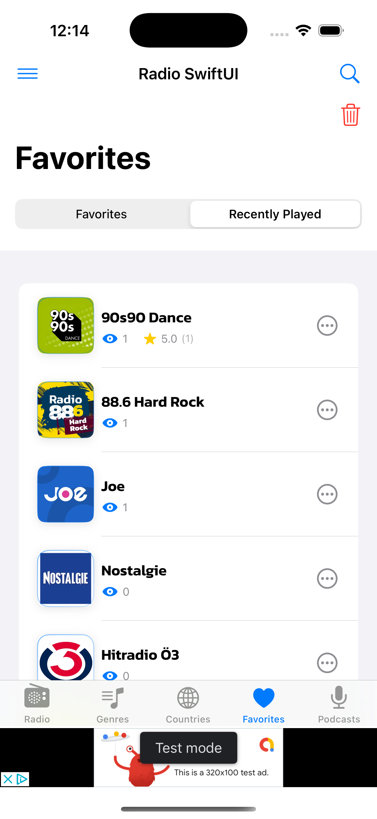 Multi Radio & Podcasts App SwiftUI by SectorApps | CodeCanyon